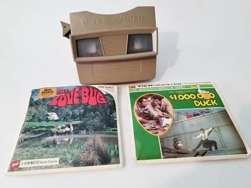 Disney View Master Reels The Love Bug & $1,000,000 Duck + ViewMaster ...