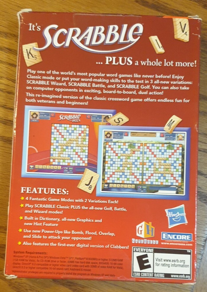 Scrabble Plus (PC, 2009) for sale online | eBay