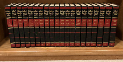 Vintage 1954 Collier's Encyclopedias Complete Set - All 20 And In Good ...