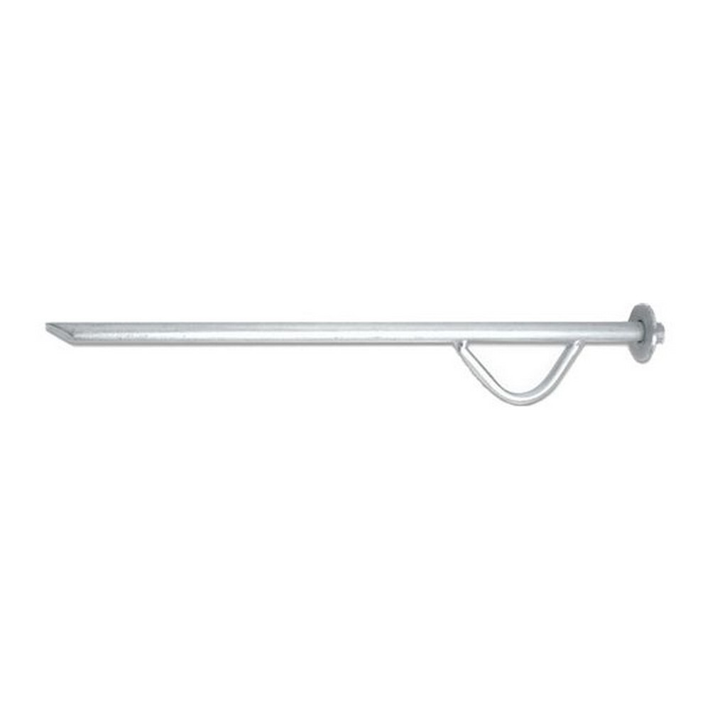 Galvanised Mooring Pin Steel Spike with Ring Eye 24" x 3/4" Boat Marine ...