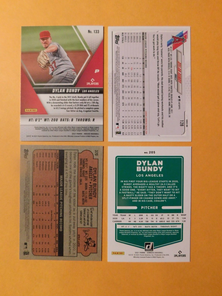 Dylan Bundy 4 Card Lot | eBay