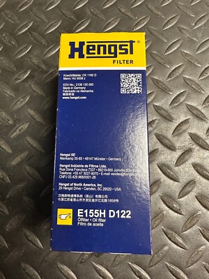 Hengst Oil Filter - E155H D122 - Fits Mercedes-Benz | eBay
