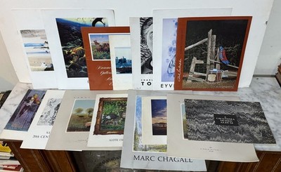 GROUP OF 15 ART EXHIBITION CATALOGS AND BOOKLETS BY HAMMER GALLERIES | eBay
