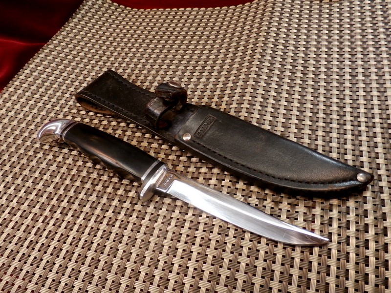 RARE 1965-'69 CASE XX USA 2 FINN HUNTING SKINNER TROUT KNIFE VTG. BOWIE ...