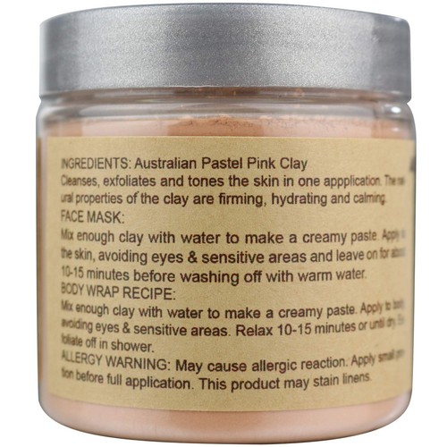 Australian Clay Pastel Pink 100% Natural 8 fl oz | eBay