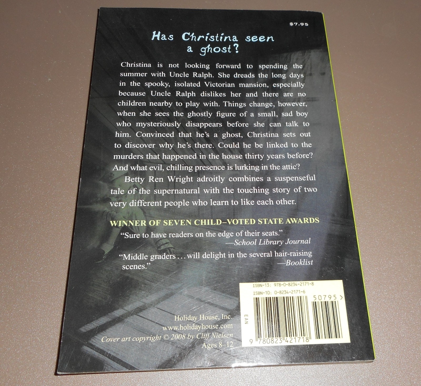 Christina's Ghost by Betty Ren Wright (2008, Paperback) 9780823421718 ...