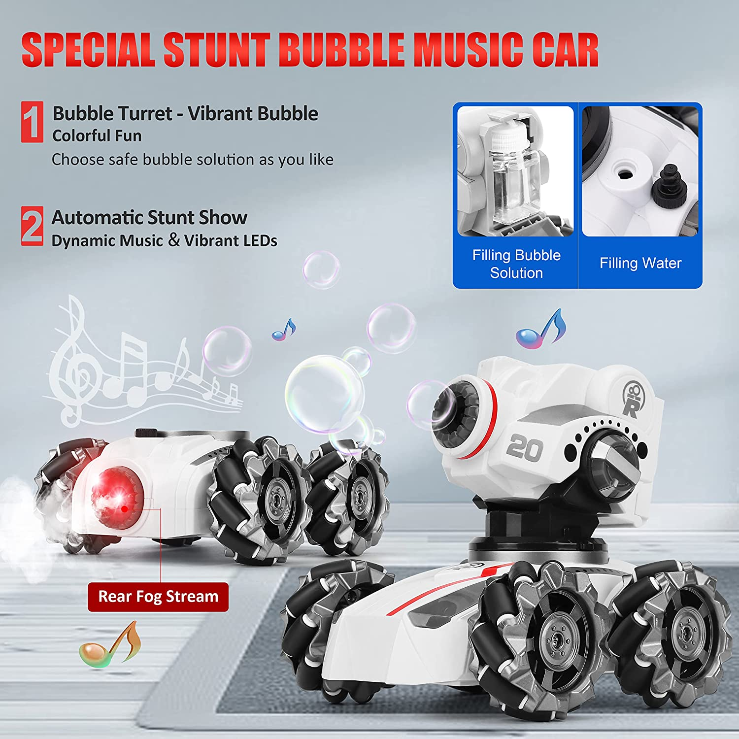 CXJ 3 Head RC Tank Car, Shooting Water Bullets(Bomb) Remote Control Car ...