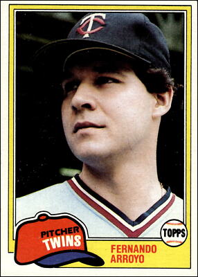 1981 Topps #408 Fernando Arroyo Minnesota Twins | eBay