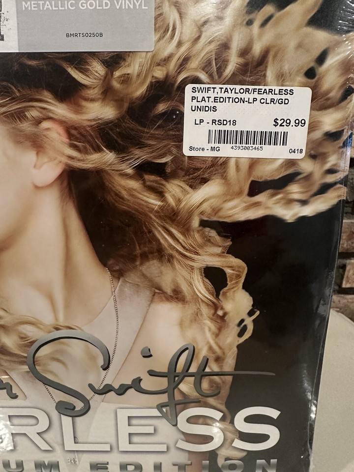 TAYLOR SWIFT New Sealed RSD Vinyl Limited # Editions FEARLESS RED SPEAK ...