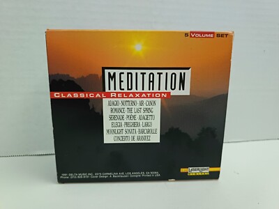 Relaxation, Meditation Music CDs Lot of 5 Relaxing Nature Sound ...