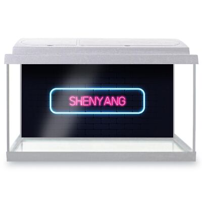 Fish Tank Background Neon Sign Design Shenyang City China #350355 | eBay UK