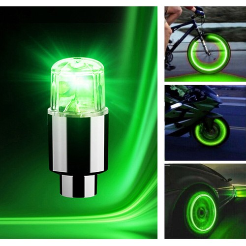 4pc Car Auto SUV Wheel Tire Tyre Air Valve Stem LED Light Caps Cover ...