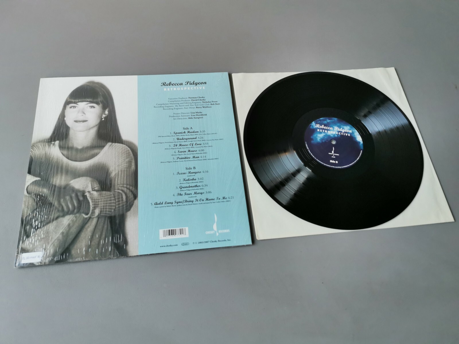 REBECCA PIDGEON * original Vinyl LP * Retrospective (2007 Chesky ...
