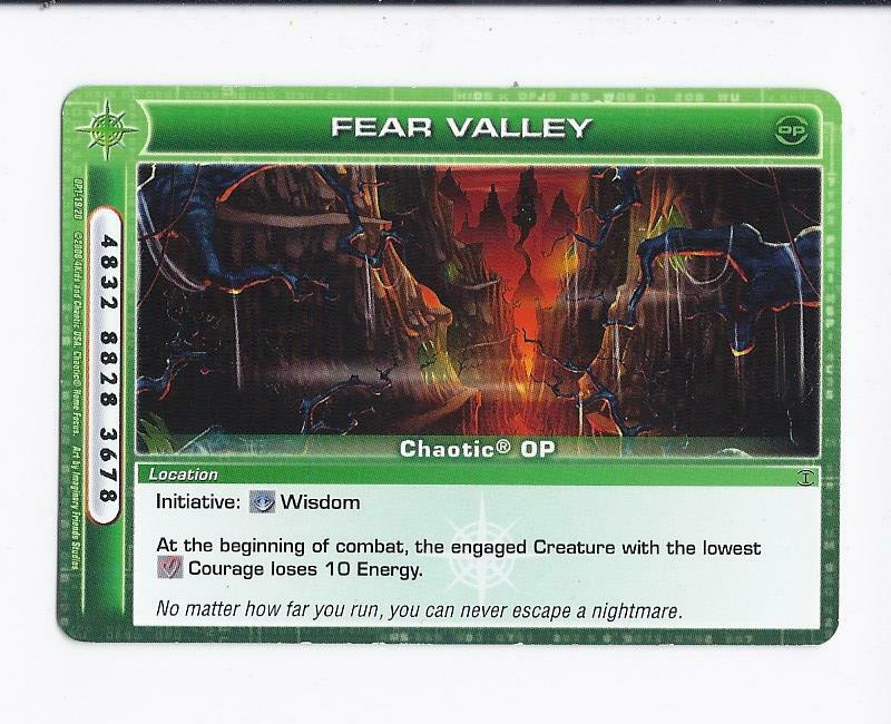 Chaotic Location card Fear Valley OP | eBay