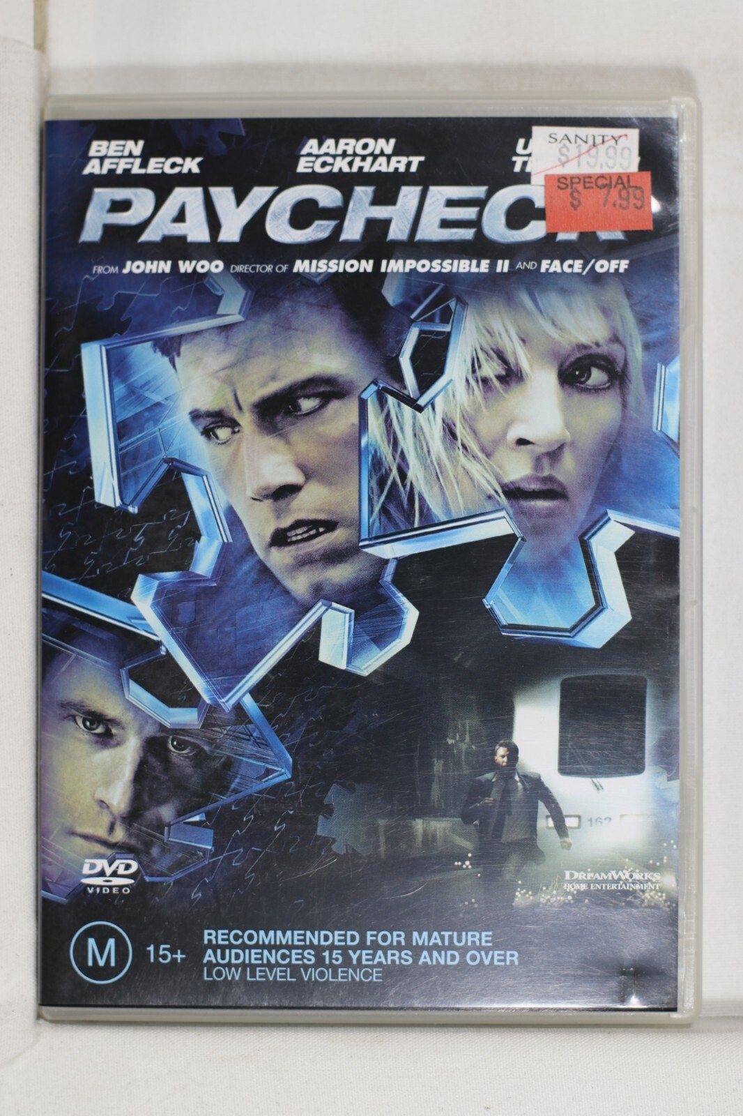 Paycheck DVD (2003), Ben Affleck - Reg 4 2 Like New (D672) | eBay