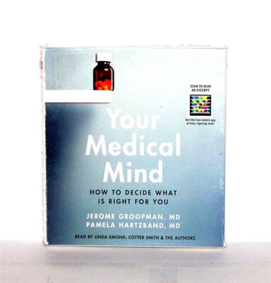 BOOK/AUDIOBOOK CD Jerome Groopman Health Decisions Choices YOUR MEDICAL ...
