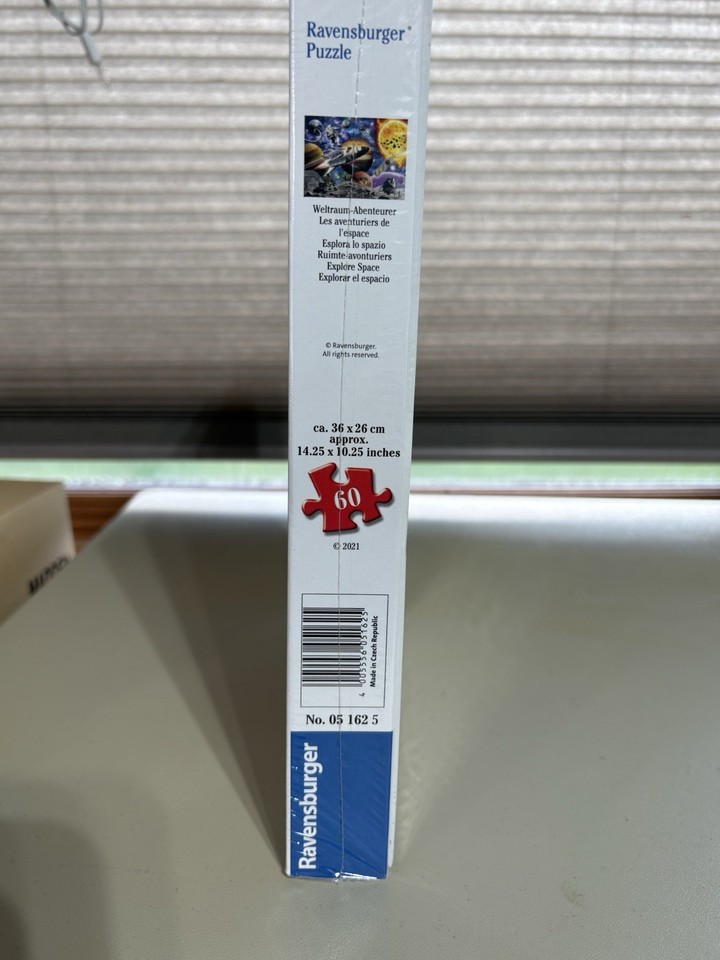 NEW Ravensburger Puzzle 60 Piece Outer Space Planets Astronauts Shuttle ...