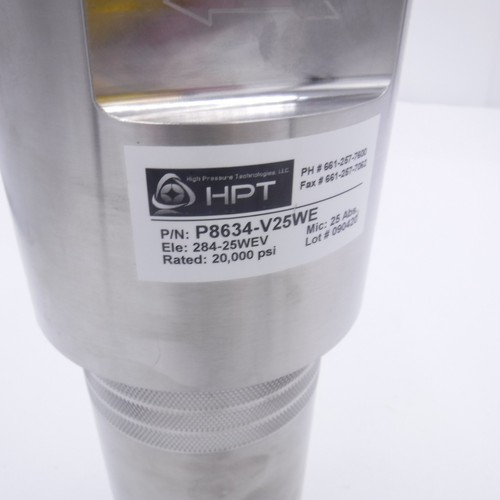 HPT 8600 Series Filter Tee-Type Medium Pressure 20,000 PSI 50 GPM 4000 ...