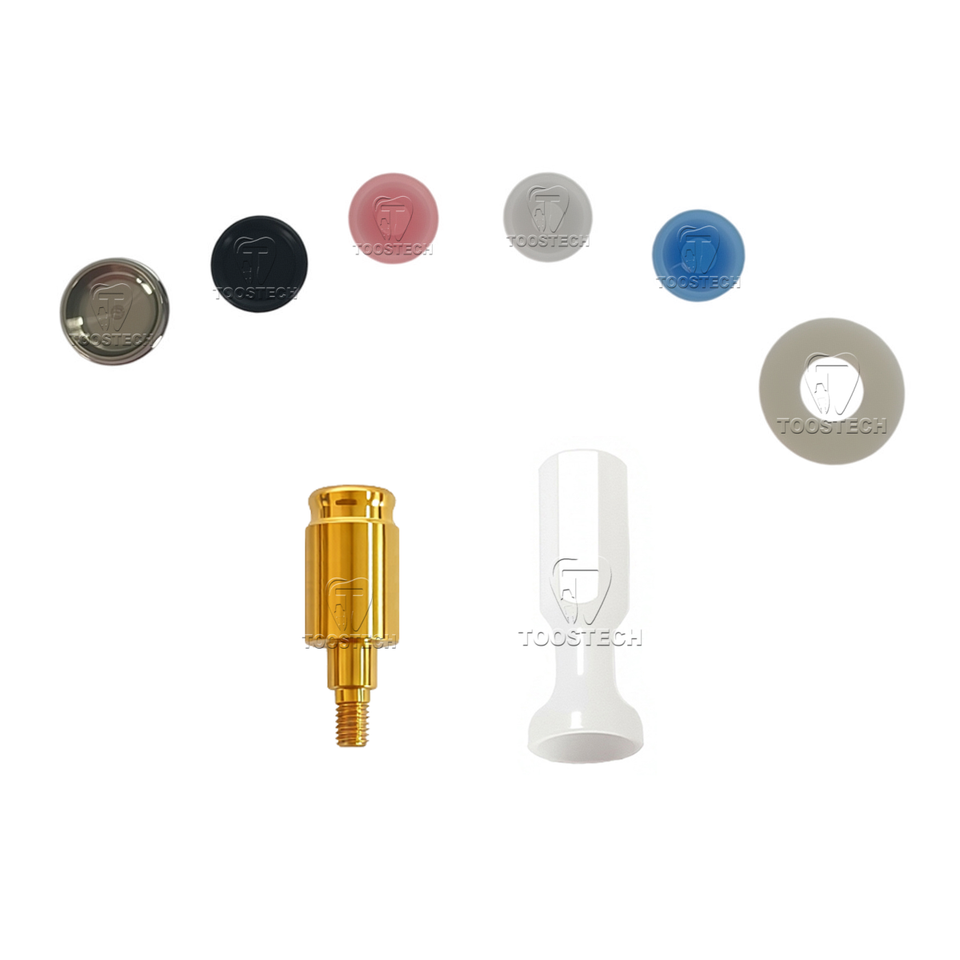 Dental Locator Abutment Male Cap kit fits to SIC-P4.2 GH1~GH6mm | eBay