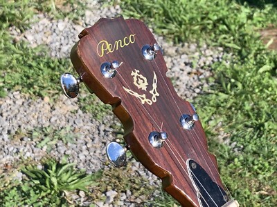 Vintage Penco 5-String Resonator Banjo early 1970s w/new hard shell ...