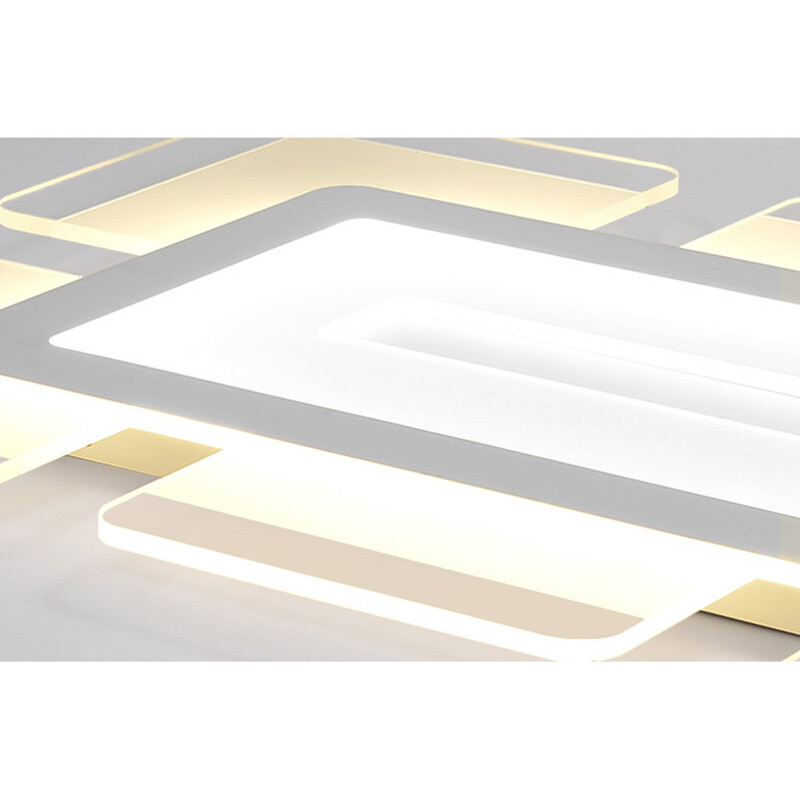 Acrylic LED Ceiling Light Acrylic Modern Warm/White Pendant Light ...