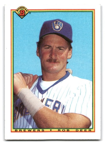Rob Deer 1990 Bowman Baseball #401 Milwaukee Brewers | eBay