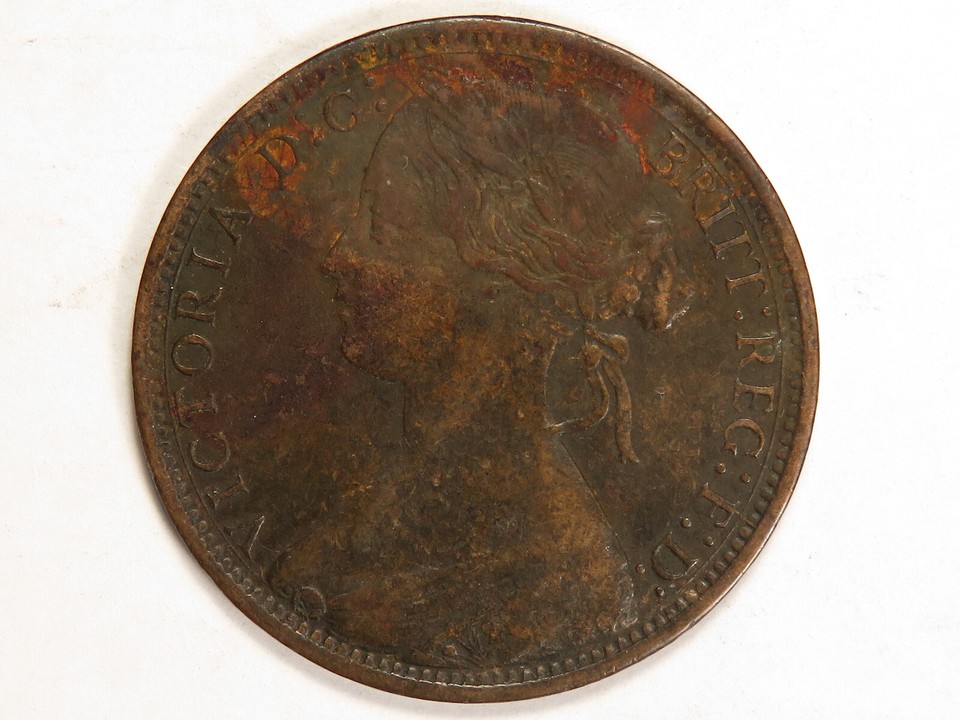 1867 Great Britain Penny, VF/XF, Some Rust/Staining | eBay