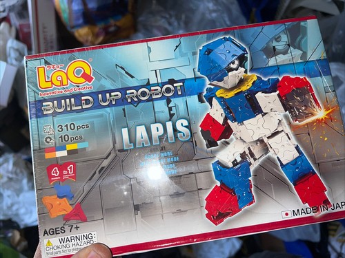 LaQ Yoshiritsu LAPIS Build Up Robot Toy Made in Japan Puzzle Block 4 ...