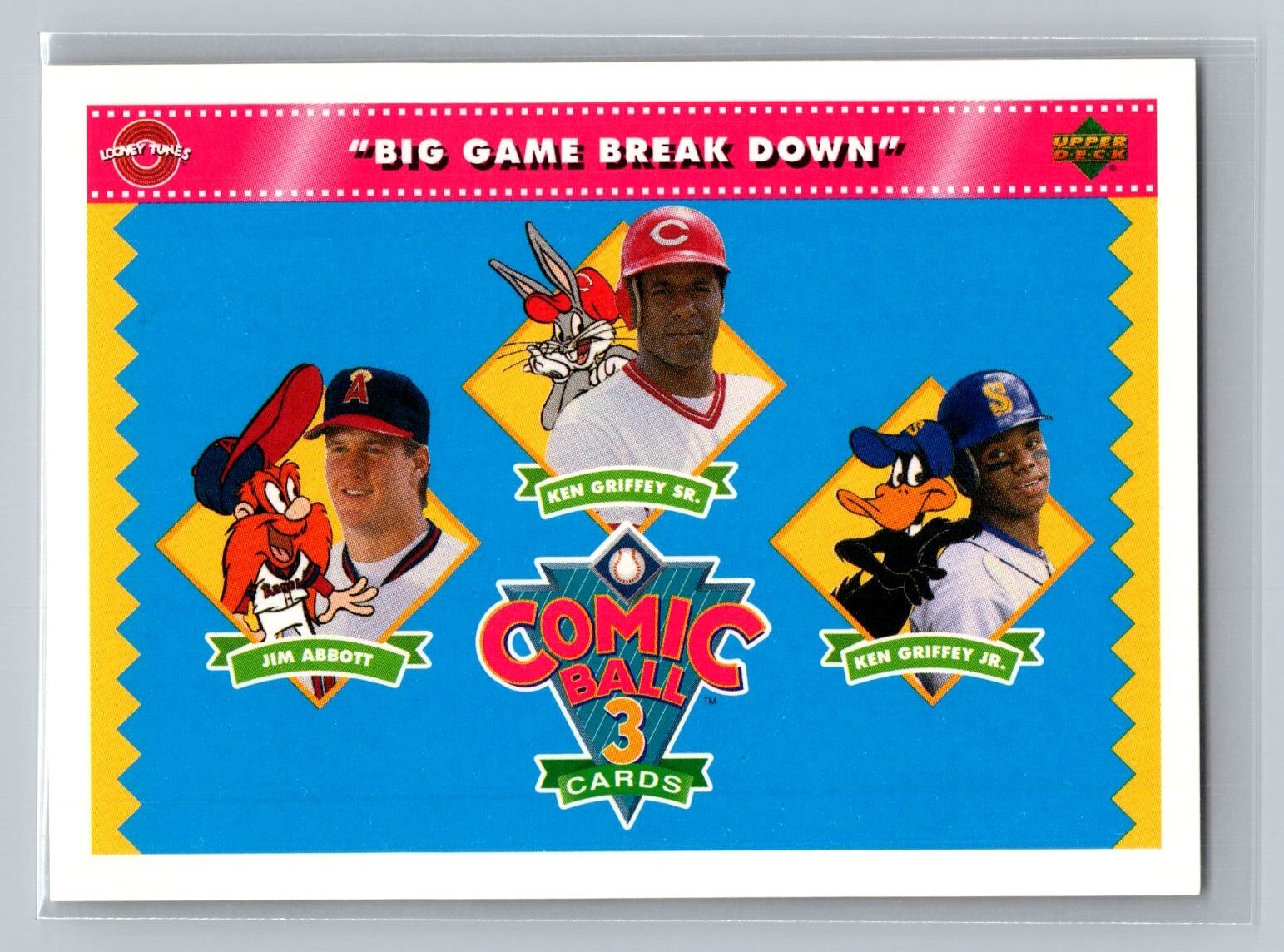 Big Game Break Down 1992 Upper Deck Comic Ball 3 #119 Base Price Guide ...