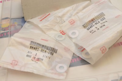 NEW NOS OEM HONDA 90465-MC4-000 Qty:6 WASHERS, 8MM (REAR WHEEL,CYL ...