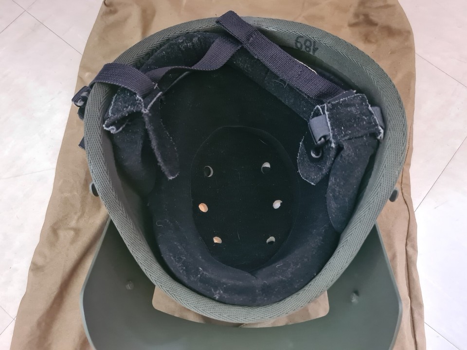 Authentic Russian Bulletproof Titanium 6B6-3 K6-3 Atlyn Helmet NEW | eBay