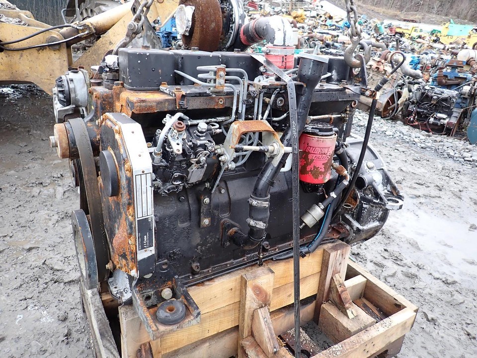 1990 Case 6T-590 Turbo Diesel Engine GOOD RUNNER! VIDEO! Excavator ...