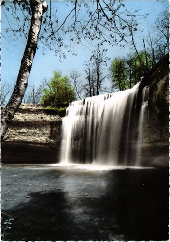 CPM Le Gours Bleu, Cascade du Herisson FRANCE (1337084) | eBay