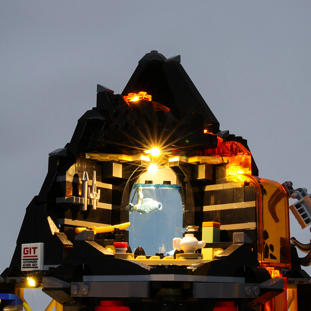 LED Light Kit For Ninjago Movie Garmadon's Volcano Lair LEGOs 70631 ...