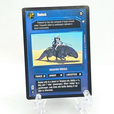 Star Wars CCG Special Edition Limited Black Border Dark Side Dewback ...