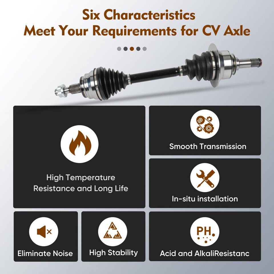 Front Driver Side for ML350 W166 2013-2014 3.0L 2012-2015 3.5L CV Axle ...