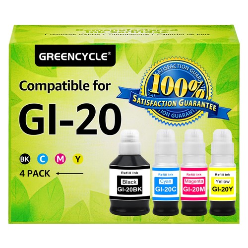BMCY GI20 GI-20 Refill High Yield Ink Bottle for Canon G6020 G7020 ...