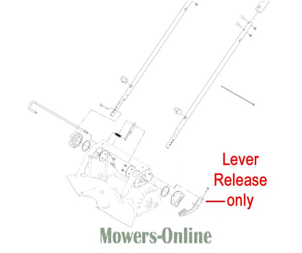 Genuine Hayter Toro Lawnmower Lever Release 110-1823-03 R53a R53s 20899 ...