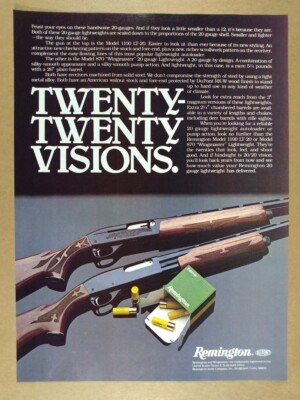 1979 Remington 1100 LT-20 & 870 Wingmaster Shotguns vintage print Ad | eBay