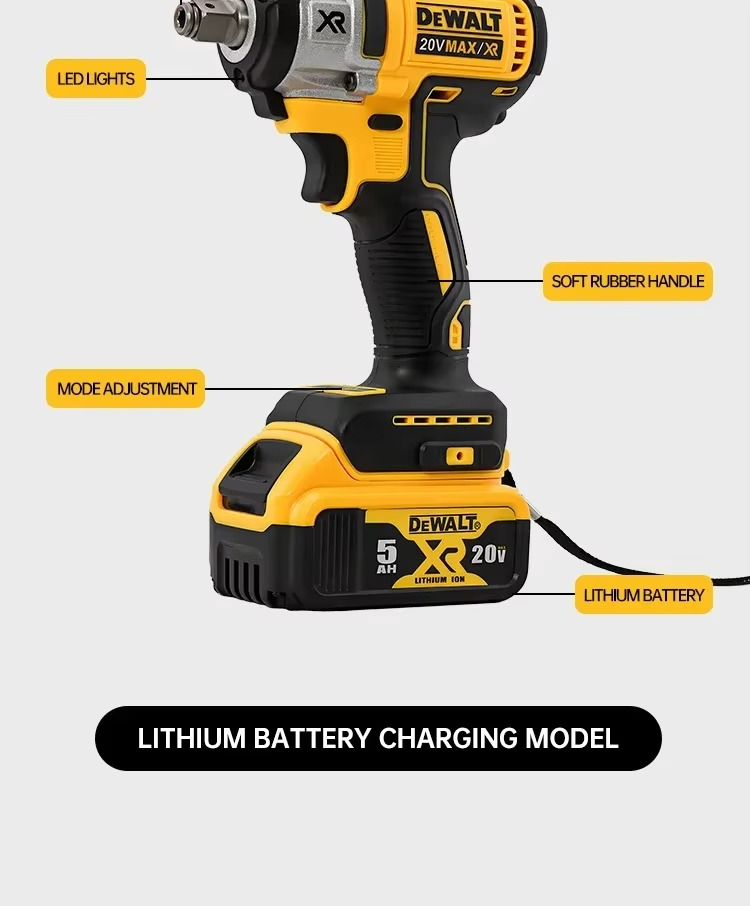 Dewalt DCF880 20V Cordless Impact Wrench - 205N·m Torque 2300RPM Free ...