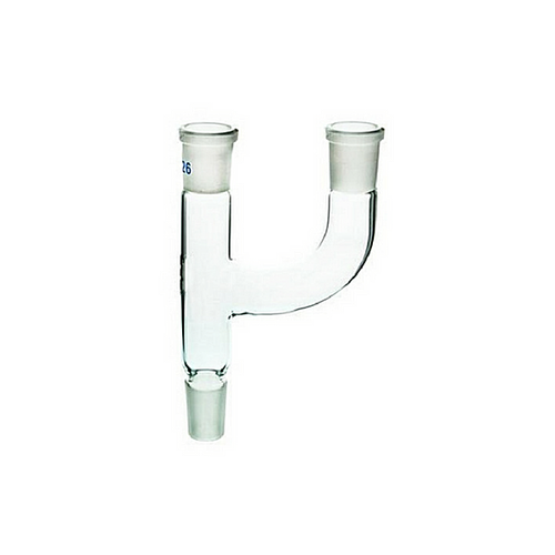 Glass Multiple Adapters with two parallel necks Socket & Cone 24/29 ...
