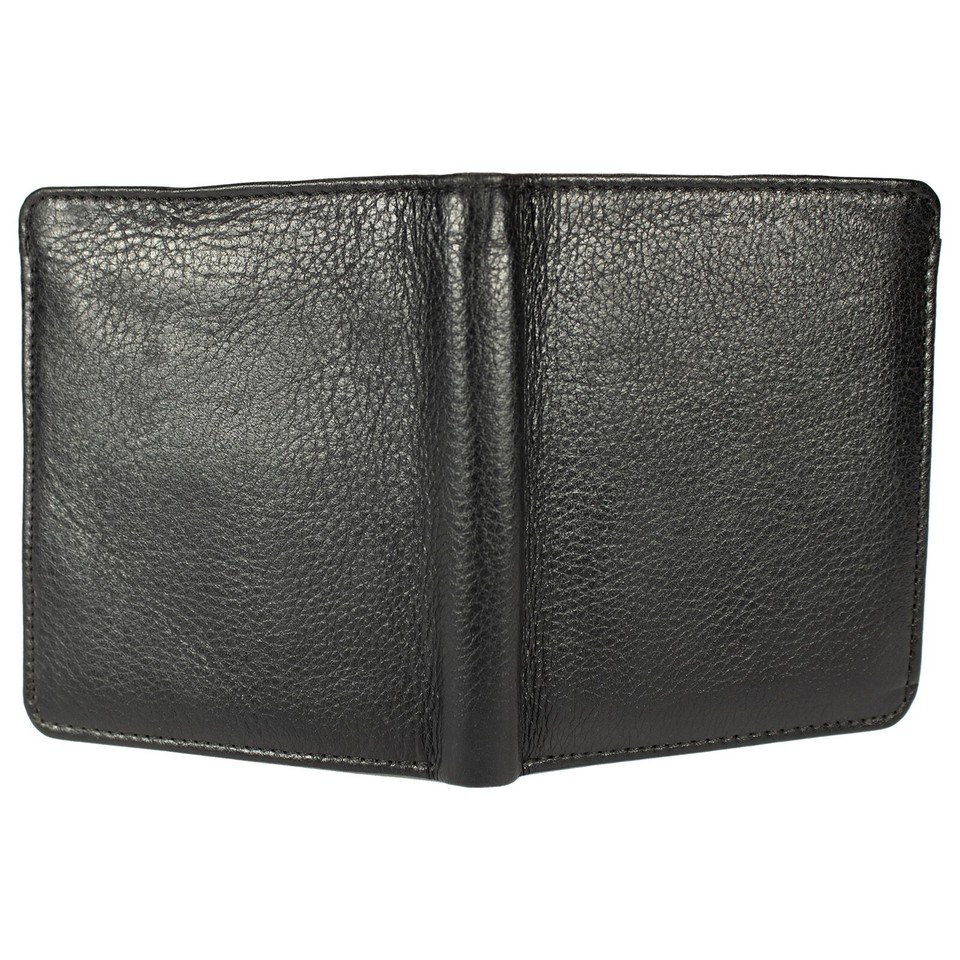 Genuine Leather Police Badge Wallet RFID Blocking ID Holder Bifold Law ...