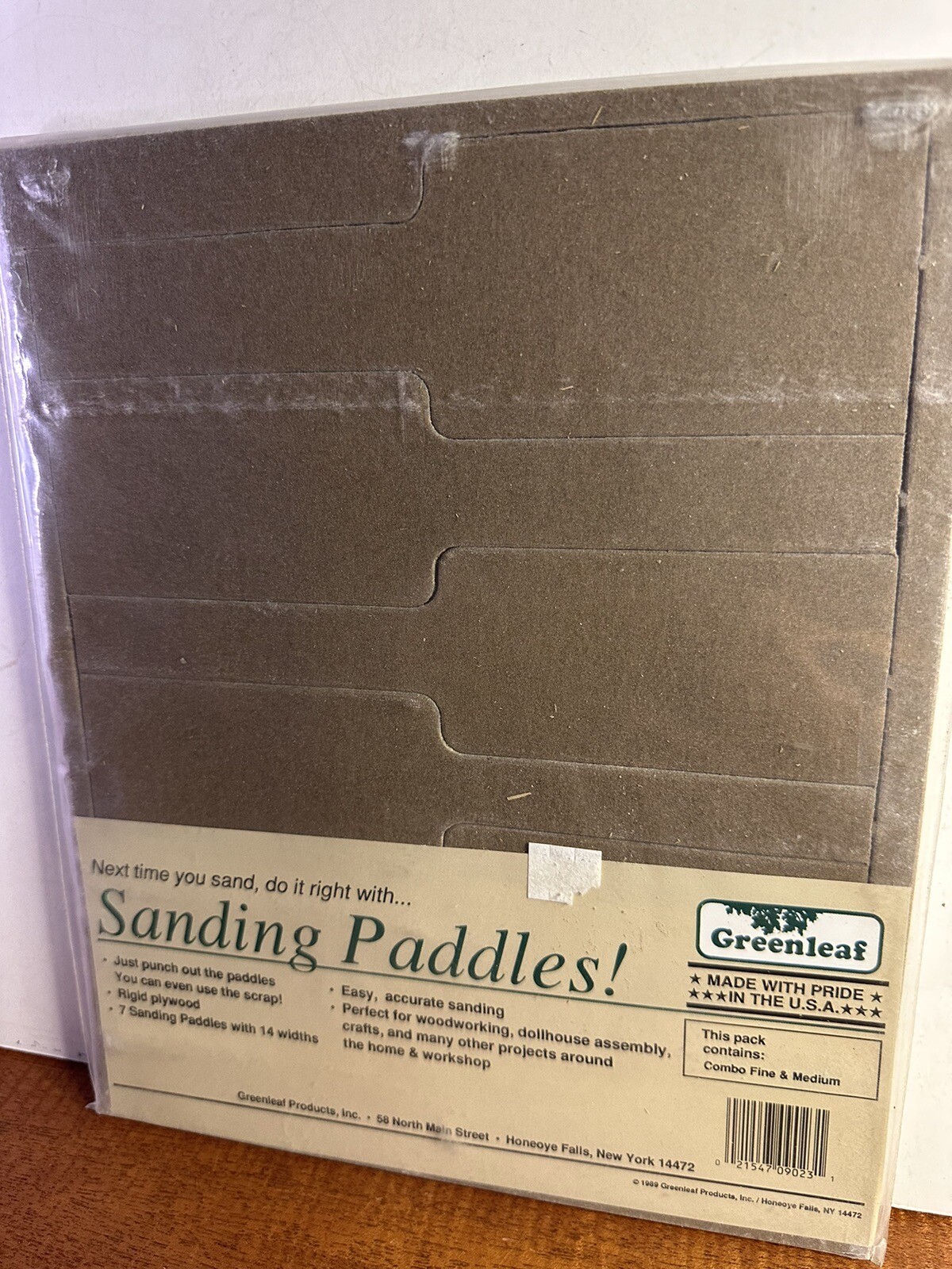 Greenleaf Products Fine & Medium Sanding Paddles - Seven Paddles w/ 14 ...