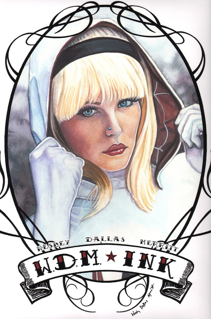 Wesley Dallas Merritt SIGNED Spiderman Marvel Comic Art Print / Spider ...