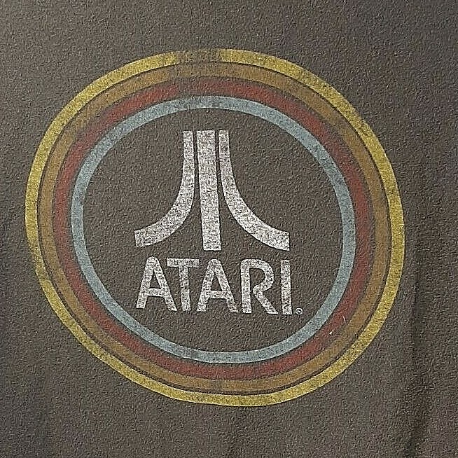 Ripple Junction Men's ATARI Gray Retro Logo T-Shirt S… - Gem