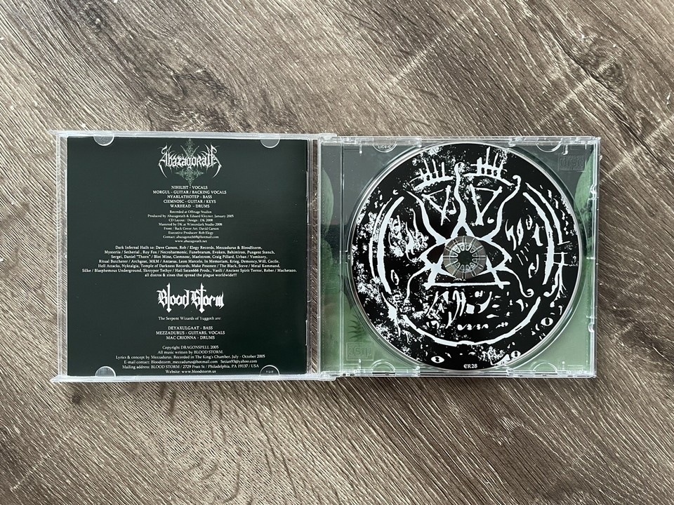 Abazagorath Blood Storm Split CD Black Witchery Absu Profanatica Black ...