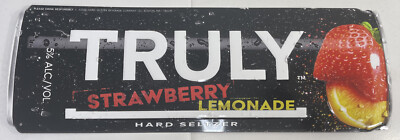 Truly Hard Seltzer Strawberry Lemonade Can Tin Sign - 24" x 8-1/4" | eBay