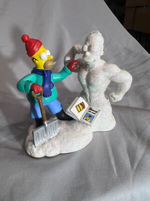 The Simpsons "At Home With Homer" Hamilton Figurines - Homer's Snow ...