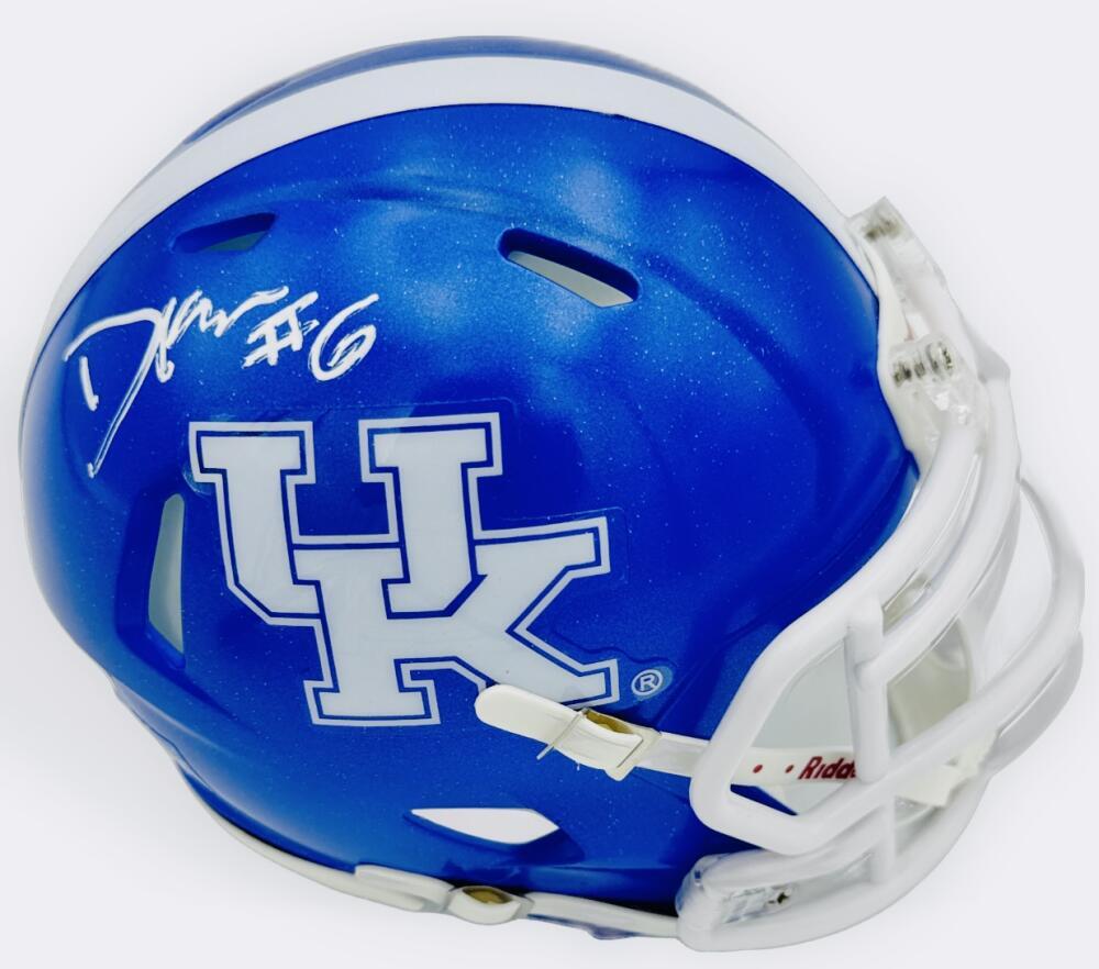 DANE KEY SIGNED KENTUCKY WILDCATS MINI FOOTBALL HELMET CATS AUTOGRAPH ...