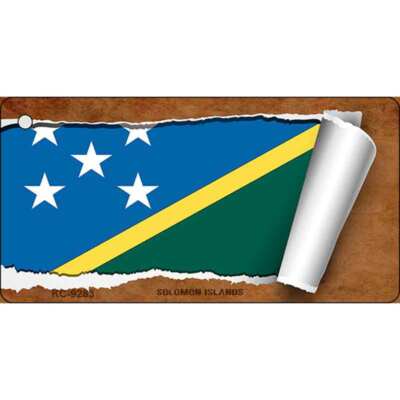 Solomon Islands Flag Scroll Novelty Aluminum Key Chain KC-9283 | eBay